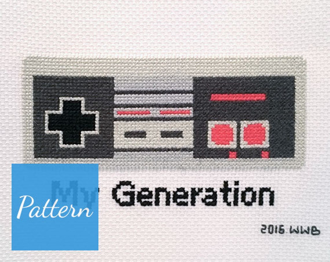 My Generation NES Cross Stitch Pattern - Etsy