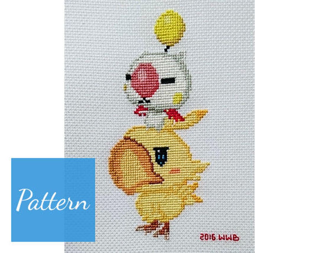 Kweh Kupo final Fantasy Cross Stitch Pattern - Etsy