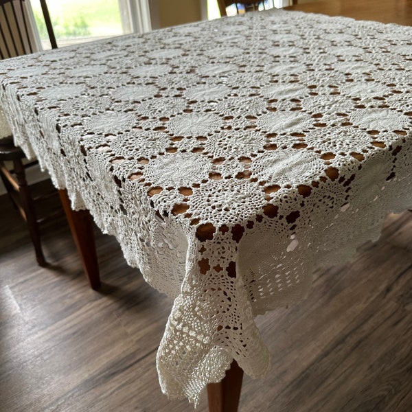 Crochet Table Cover - Etsy