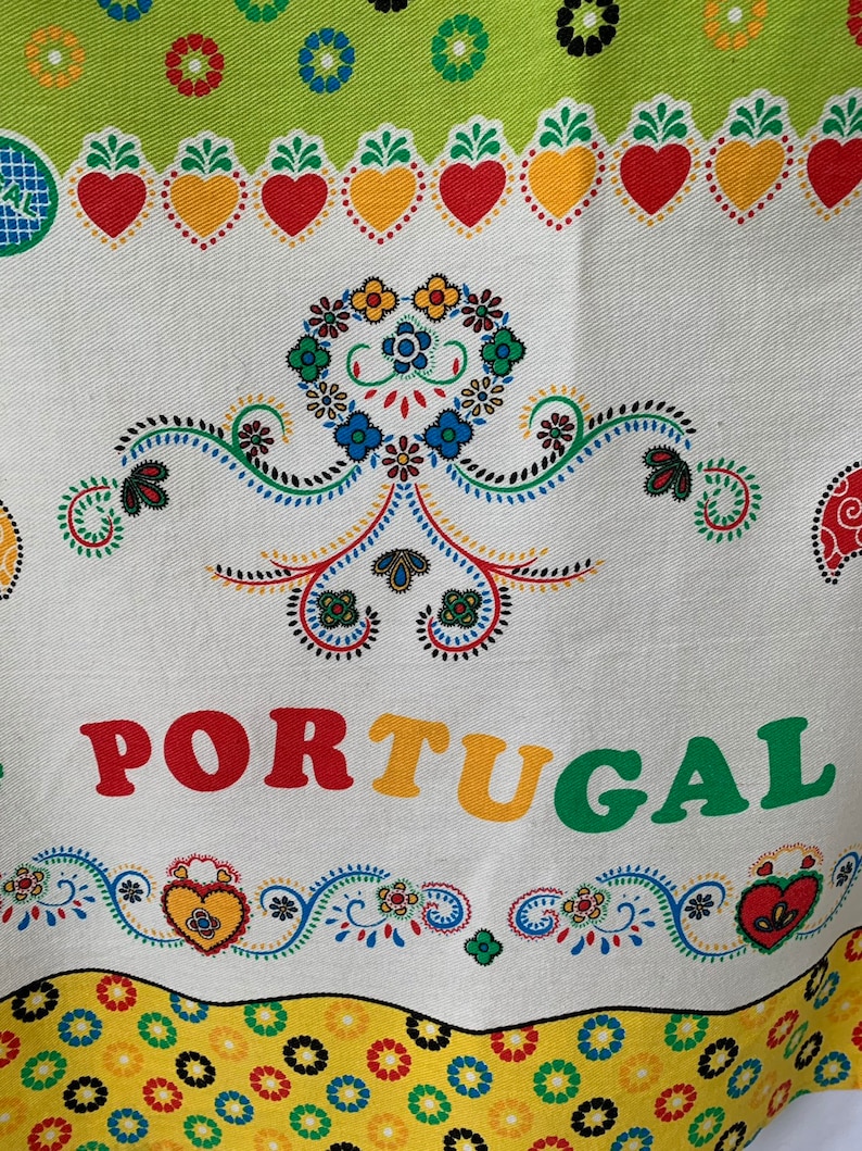 Traditional Portugal Tablecloth Barcelos Rooster Florals - Etsy