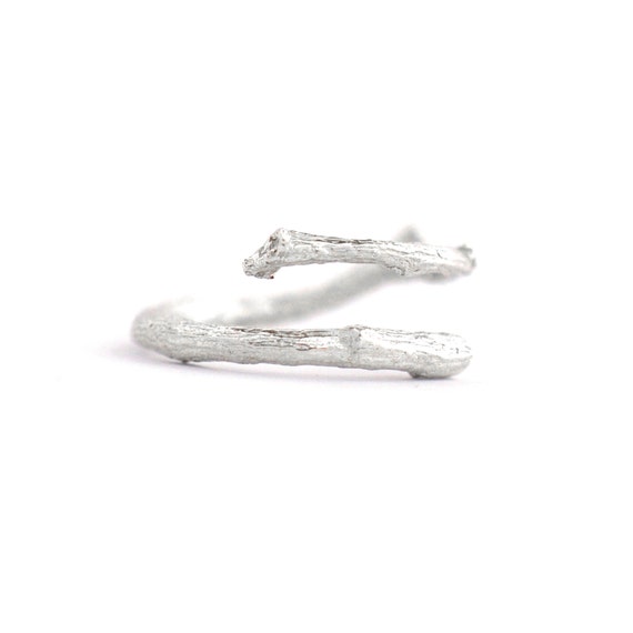 Branch Ajustable Sterling Silver Ring - Etsy