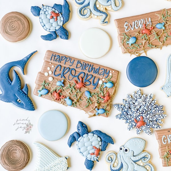 Under the Sea Cookie - Etsy