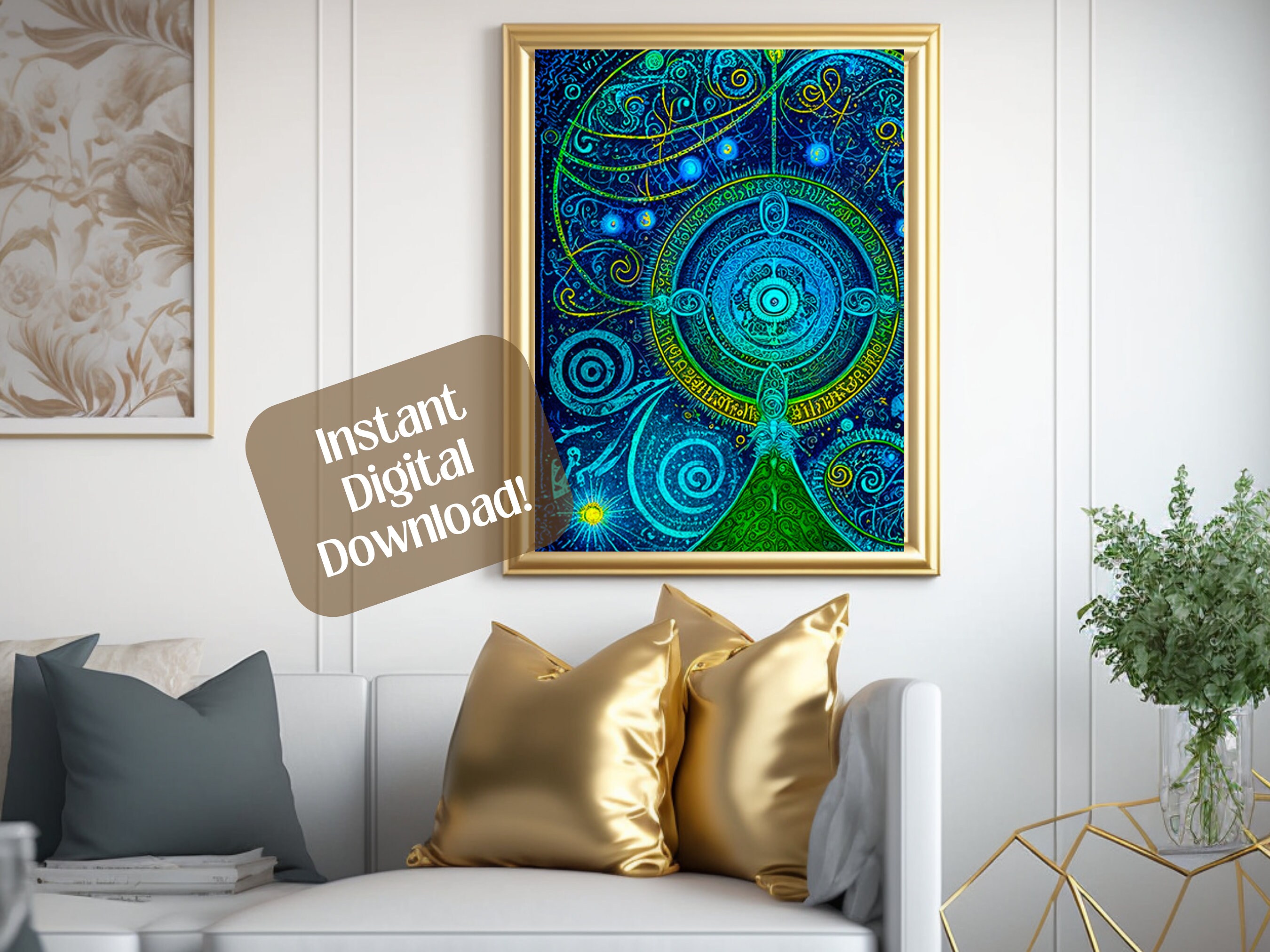 Esoteric Digital Art: Magic Blueprint, Alchemical Preparations Medieval ...