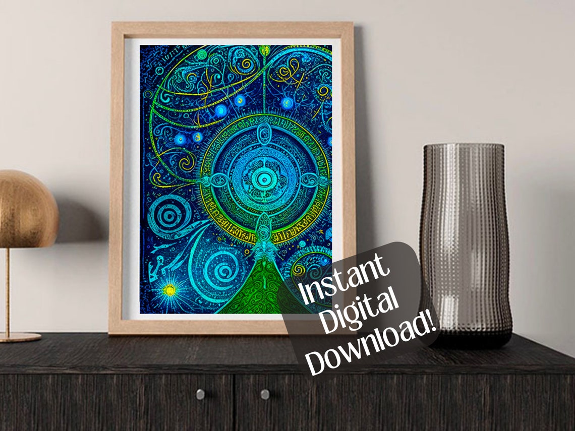 Esoteric Digital Art: Magic Blueprint, Alchemical Preparations Medieval ...