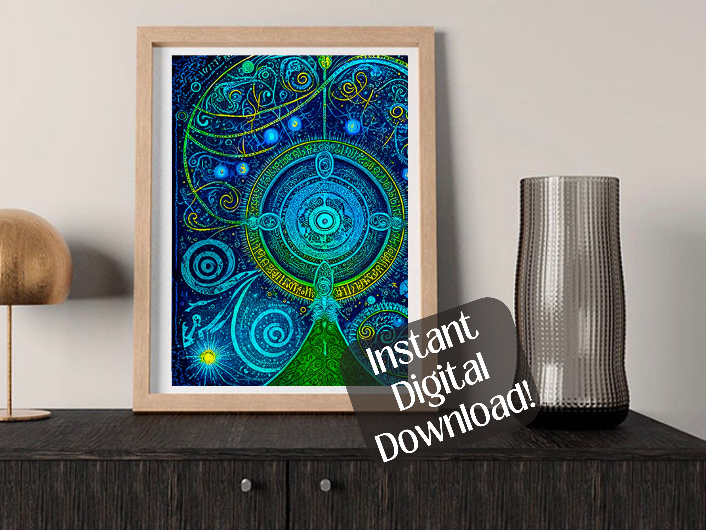Esoteric Digital Art: Magic Blueprint, Alchemical Preparations Medieval ...