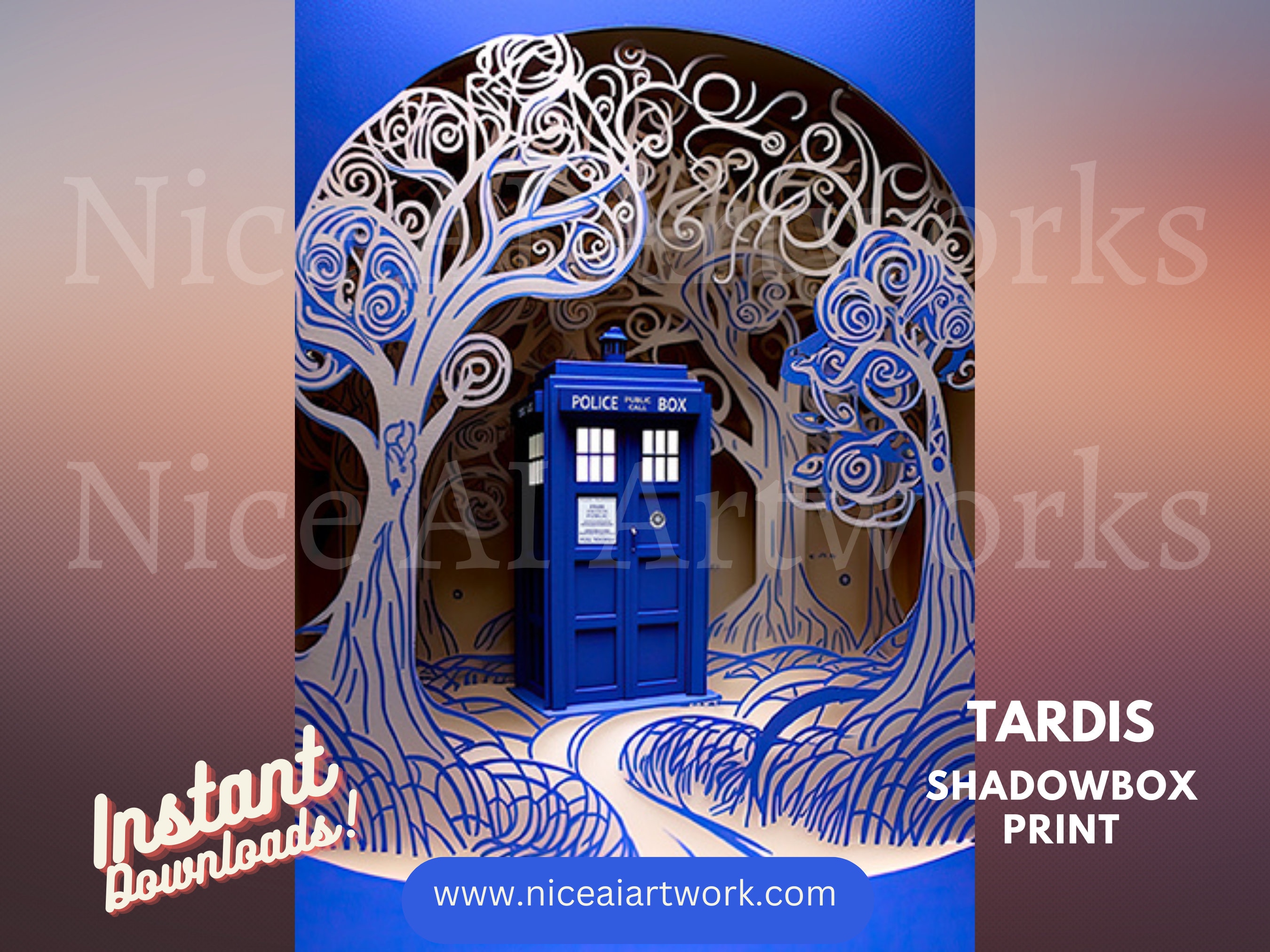 Print Out Paper Tardis