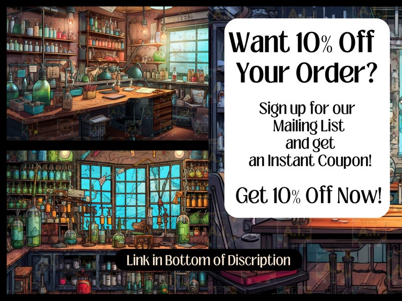 Mad Scientist Lab Virtual Backgrounds: Zoom, Skype, Google Meet ...