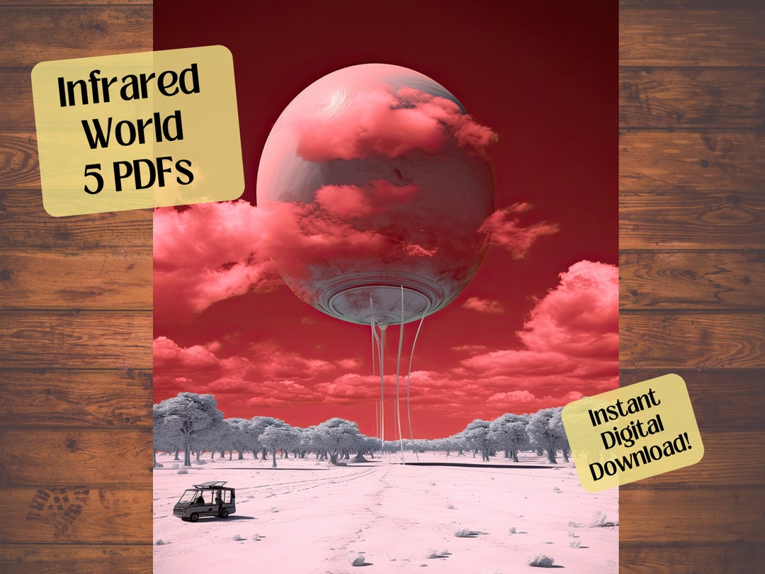 Infrared World Digital Wall Art – Ai-generated Midjourney Print ...