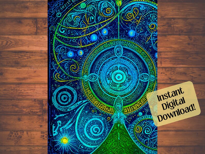 Esoteric Digital Art: Magic Blueprint, Alchemical Preparations Medieval ...