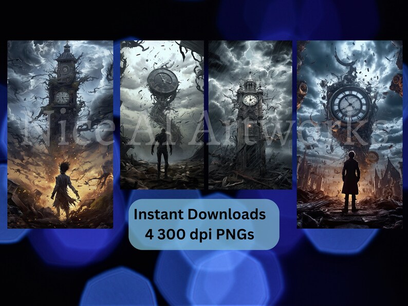 Surreal Horror Phone Background-gothic Style, Horror, Digital Download ...