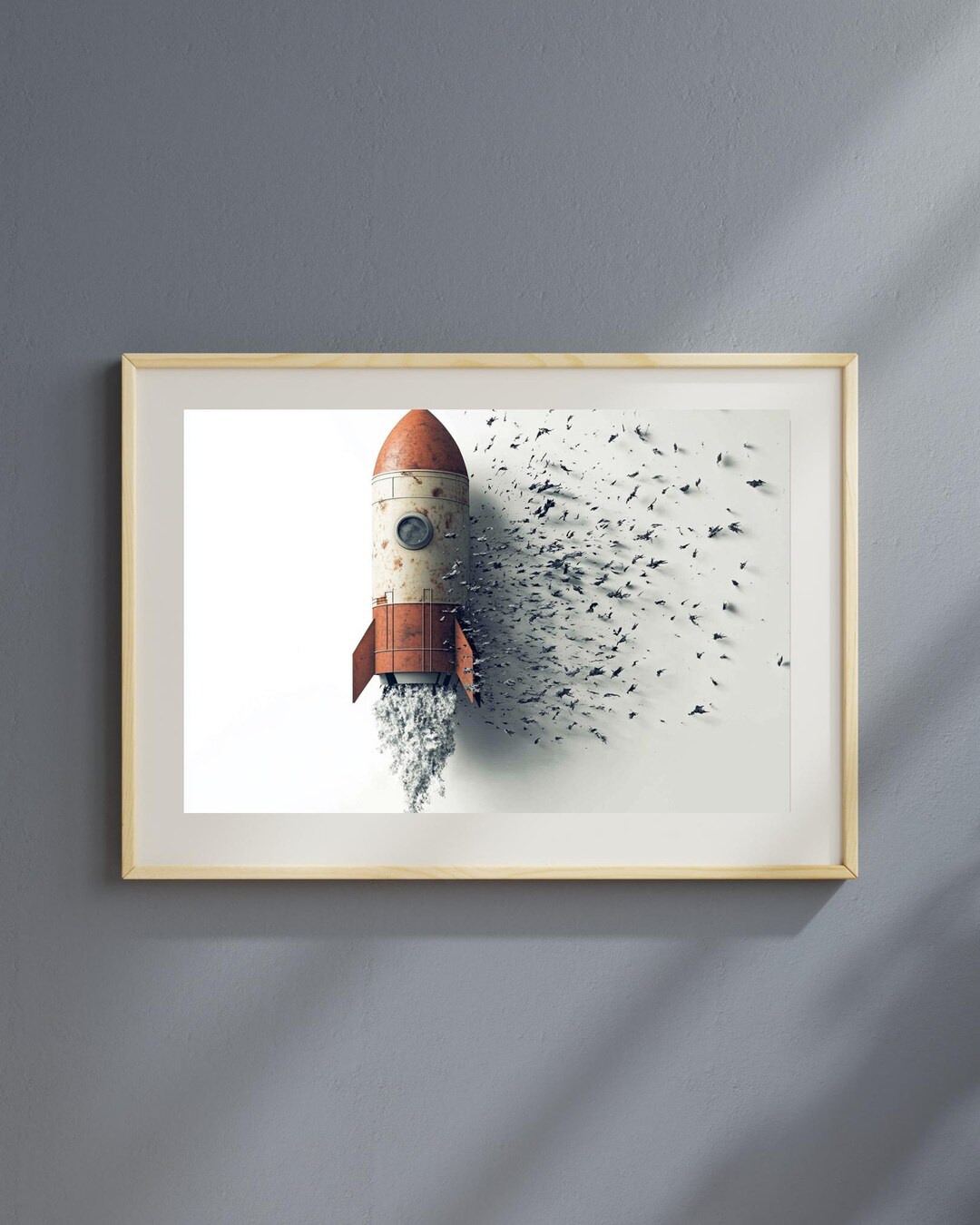 Rocket Launch Art Printable - Stunning Paper Engineering Spacecraft ...