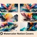20 Notion Watercolor Style Covers Bundle 20 Notion Covers to Customize ...