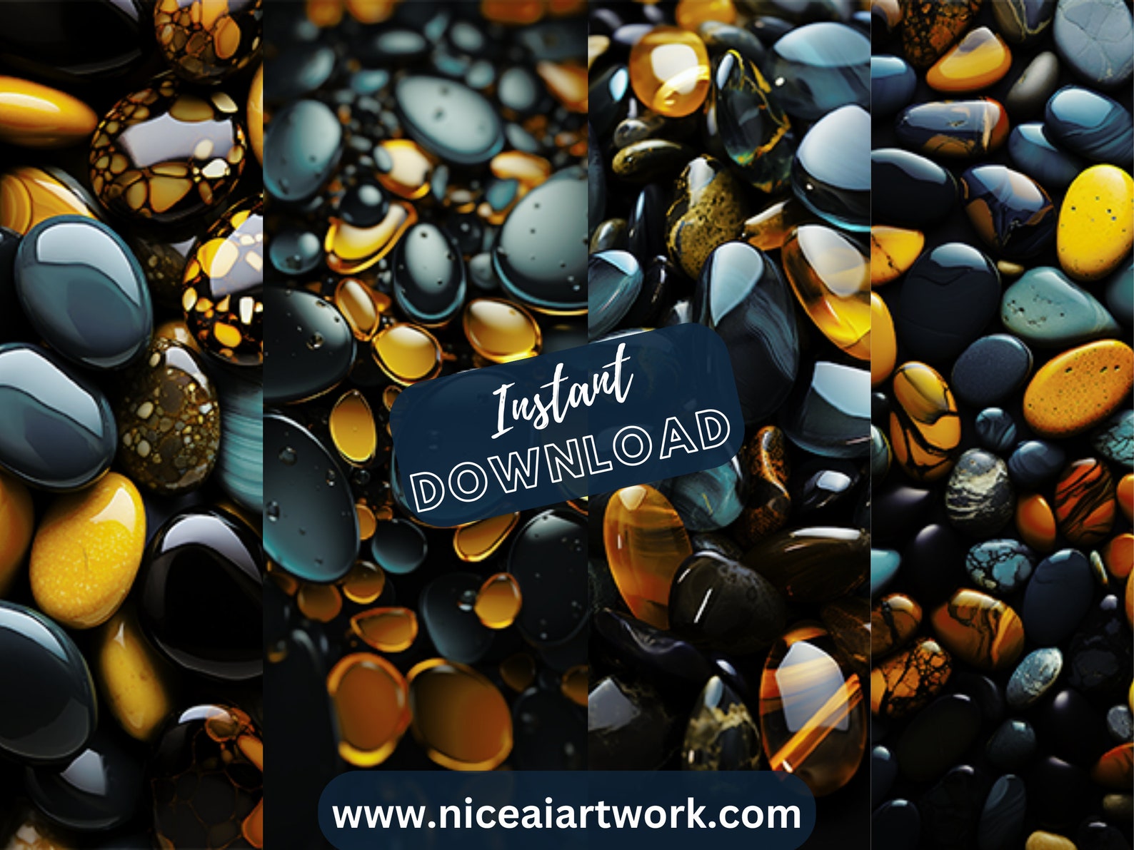 Tumbled Stones Phone Wallpaper/background Set 4 Instagram Story ...