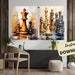 Chess Digital Art Printables Set of 2 | Modern Digital Oil Painting ...