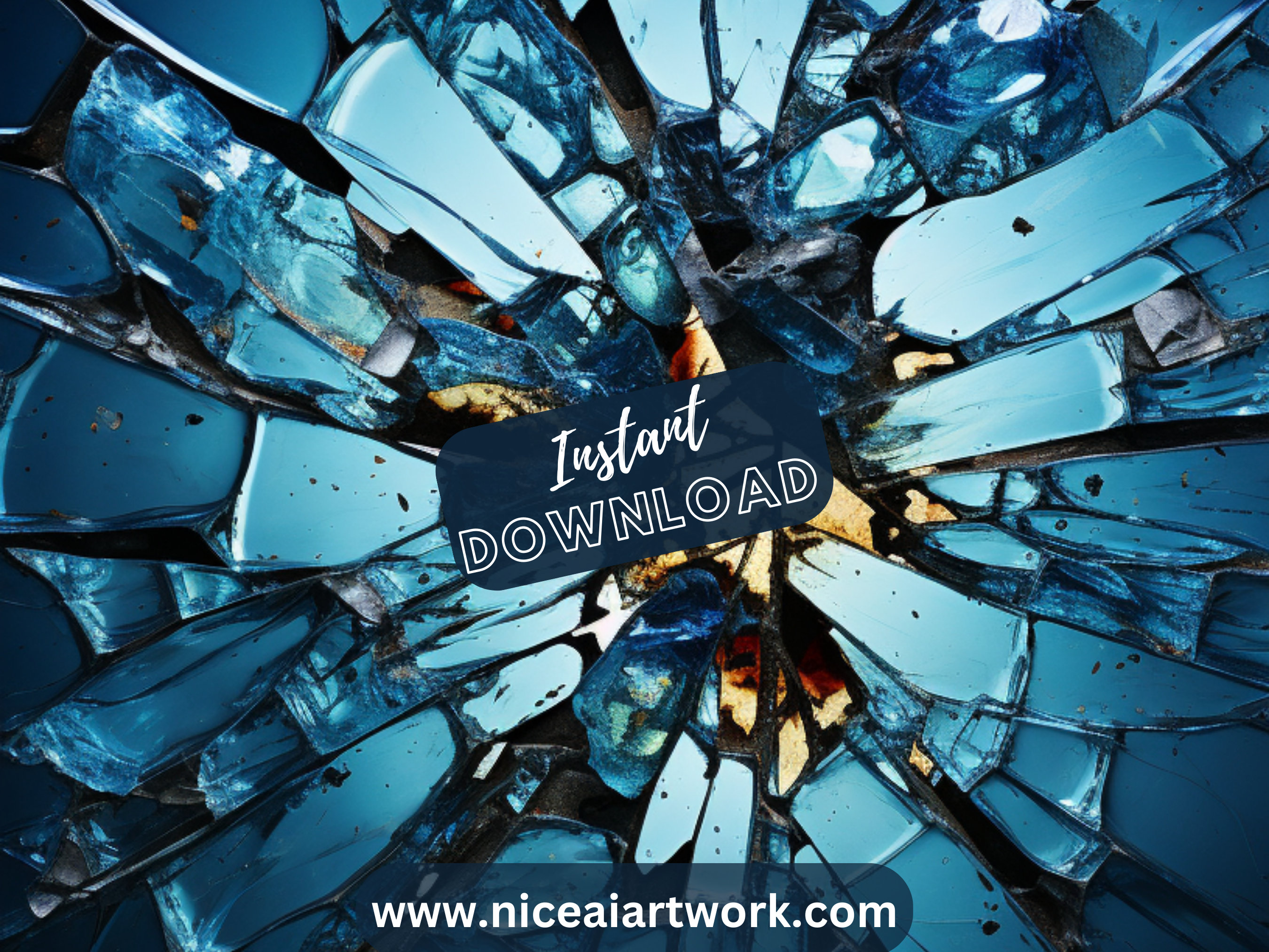 Shattered Glass Phone Wallpaper/background Set 4 Instagram Story ...