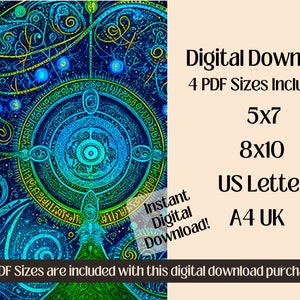 Esoteric Digital Art: Magic Blueprint, Alchemical Preparations Medieval ...