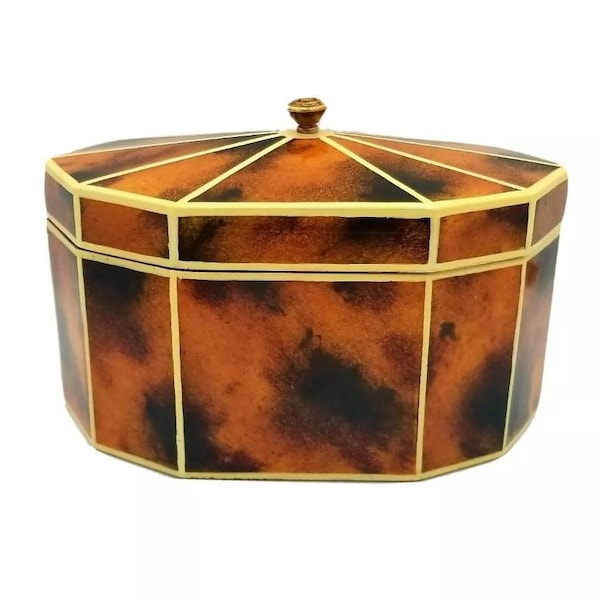 Antique Tortoise Shell Box - Etsy