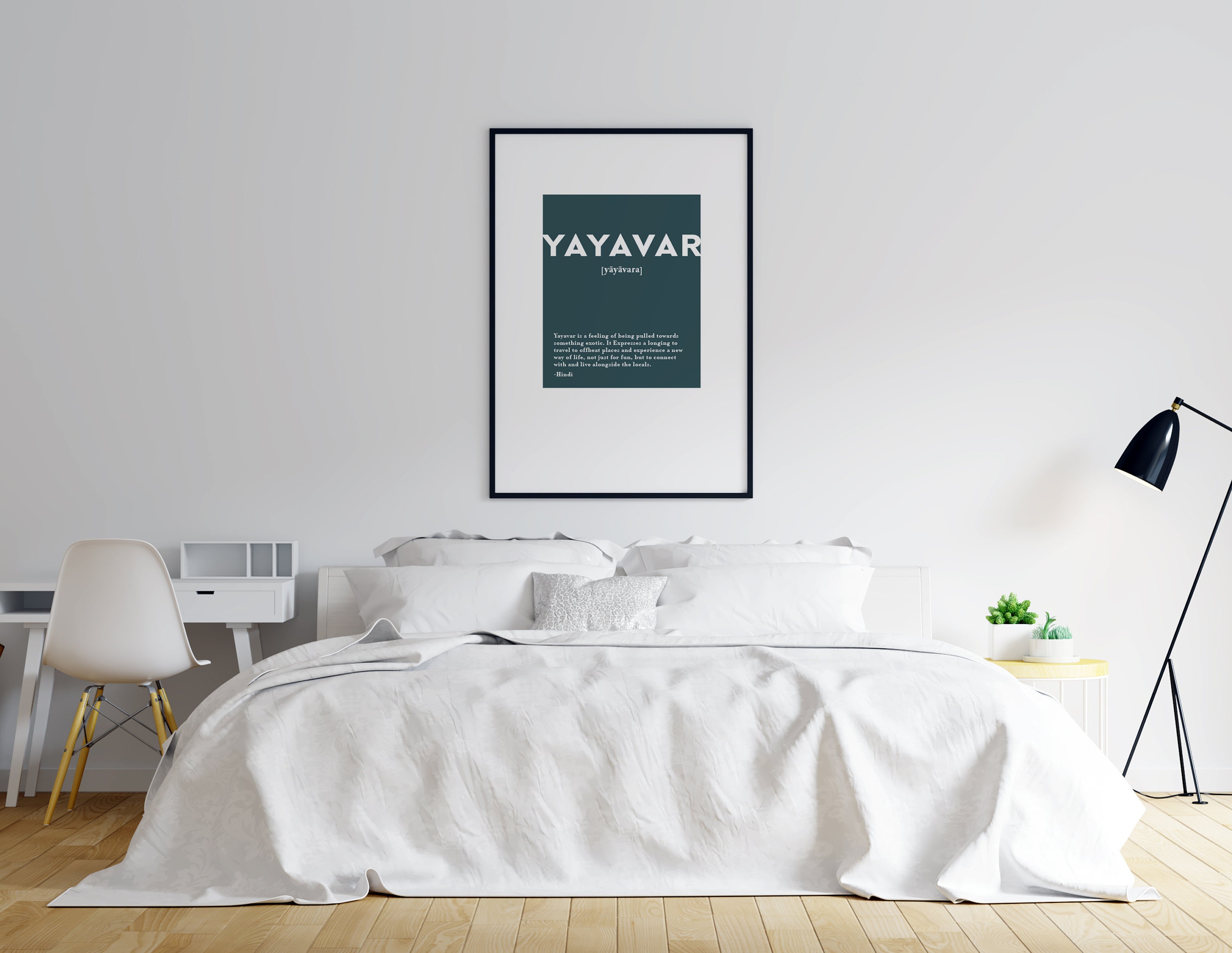Yayavar Print | Untranslatable Hindi Word Art, Travel Home Decor - Etsy