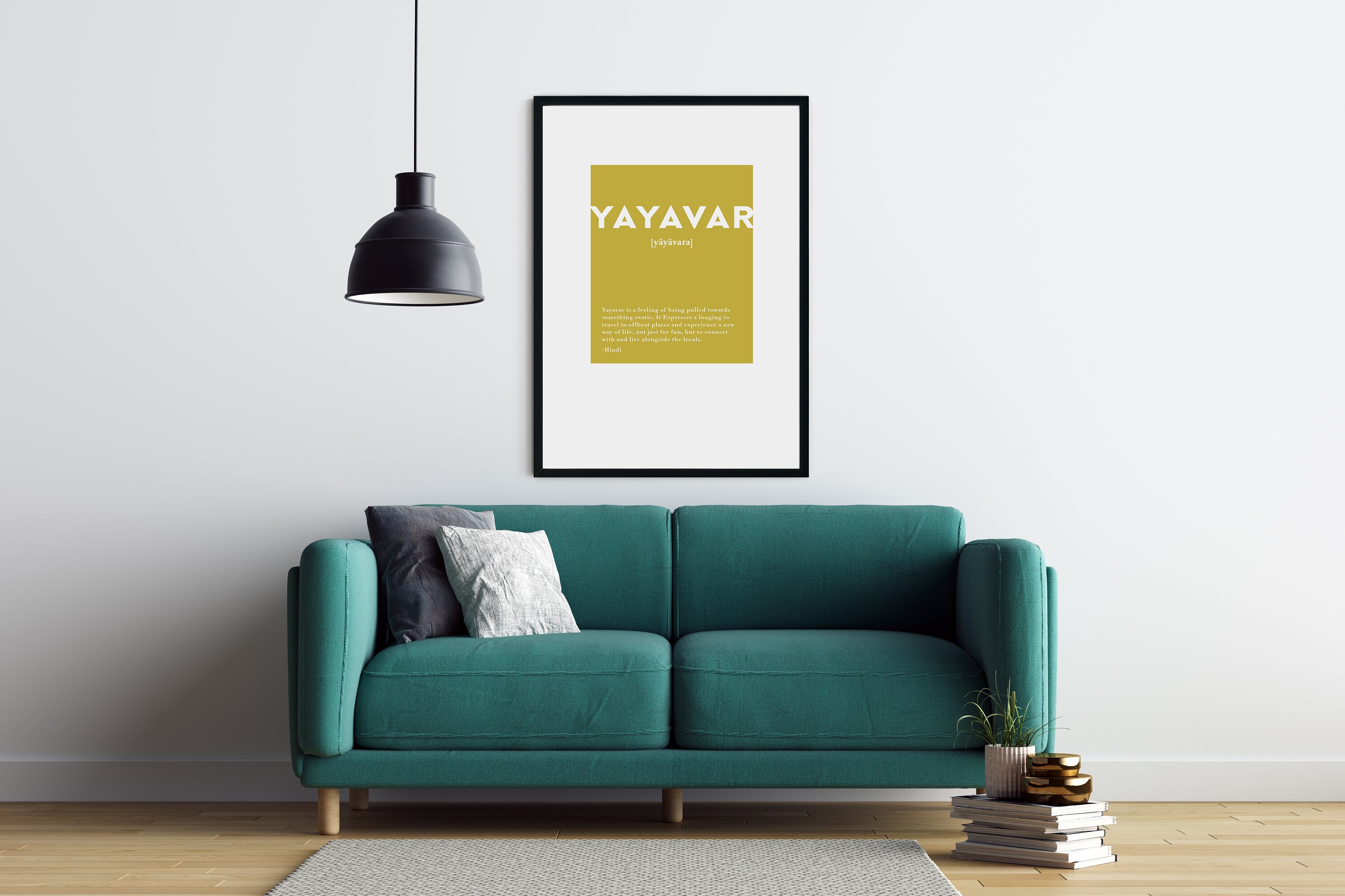 Yayavar Print | Untranslatable Hindi Word Art, Travel Home Decor - Etsy
