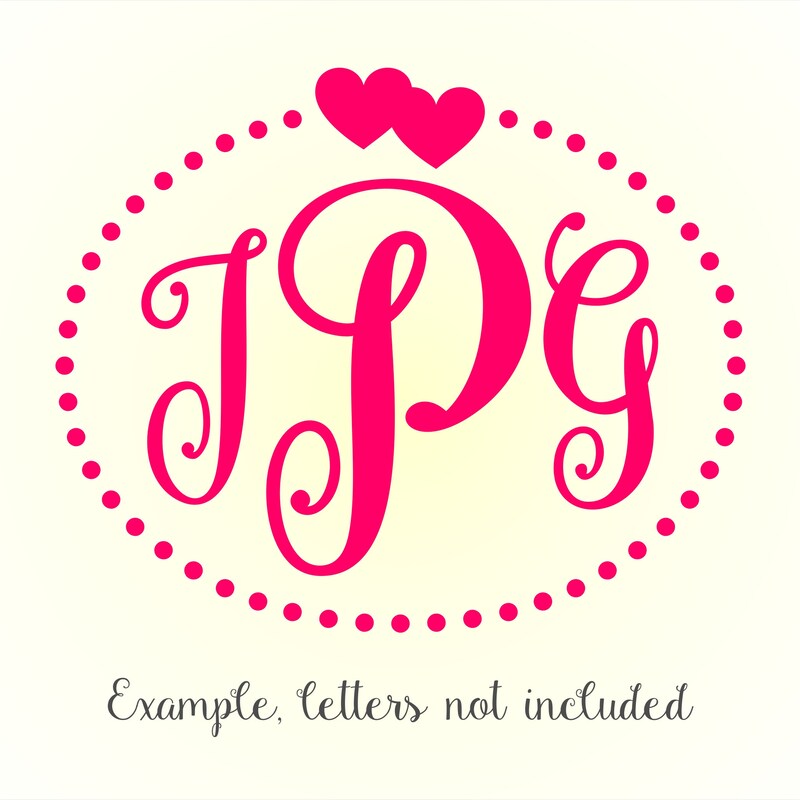 Shape Monogram - Etsy