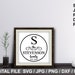 Monogram SVG Family Sign Svg Initial Svg Laurel Svg Farmhouse - Etsy