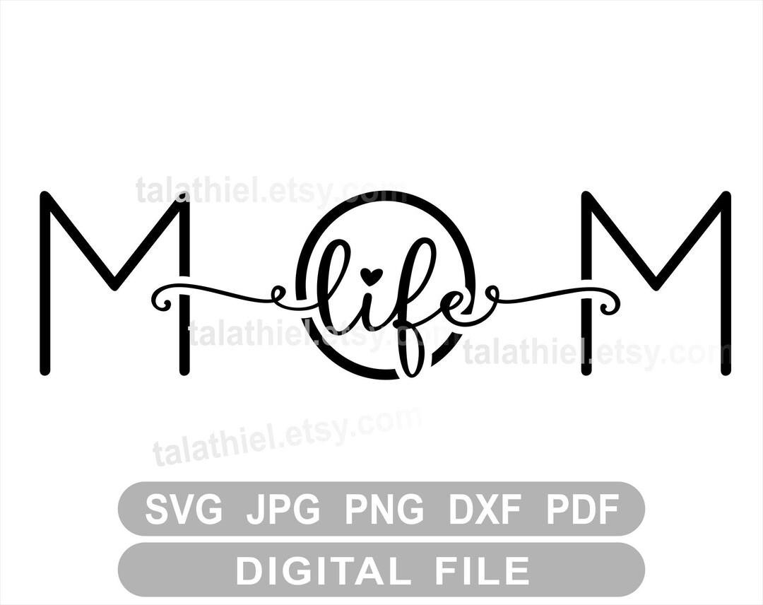 Mom Life Svg, Arrow Mom Svg, Mom Life Clipart, Mom Heart Life, Mother ...