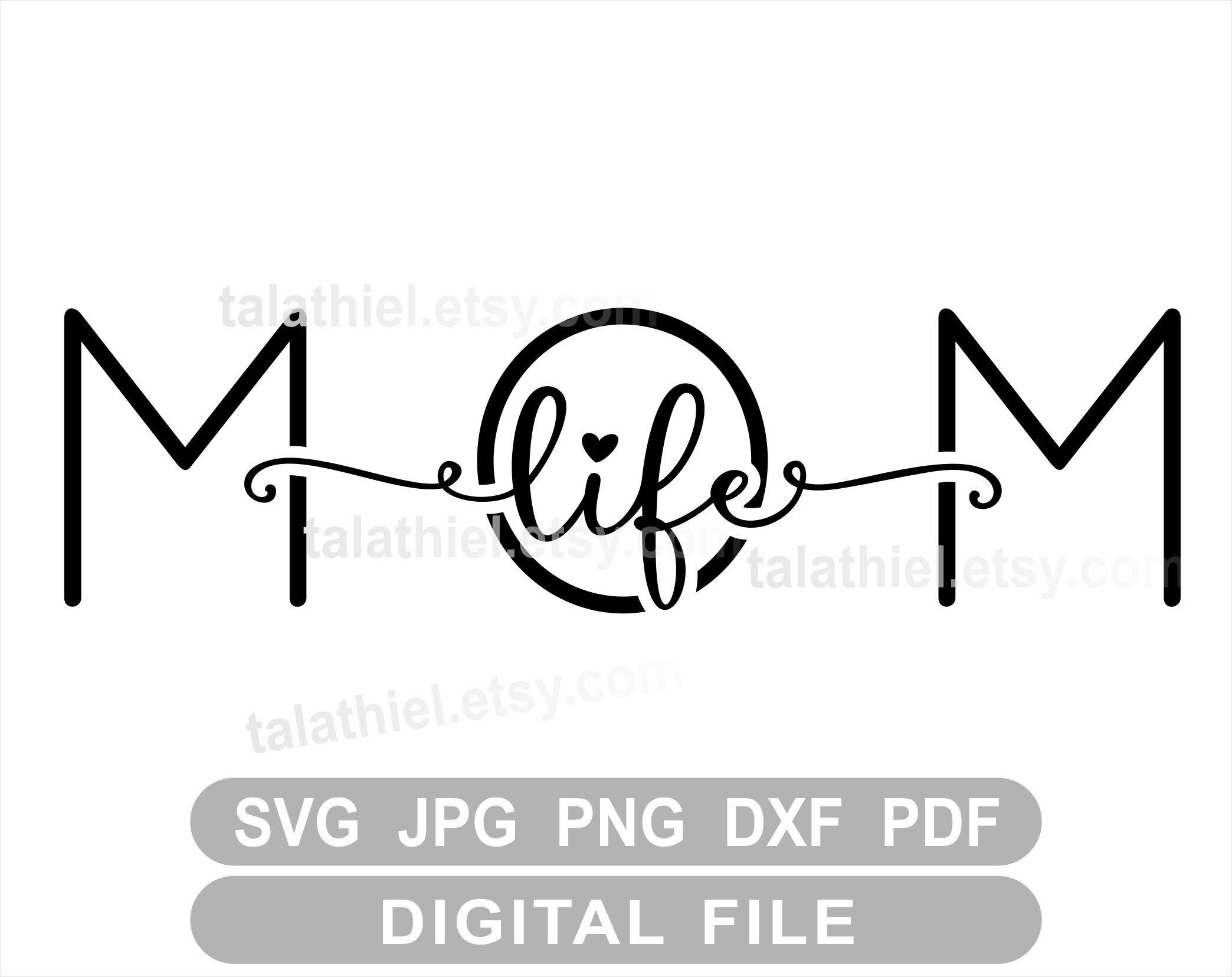 Mom Life Svg Arrow Mom Svg Mom Life Clipart Mom Heart Life | Etsy