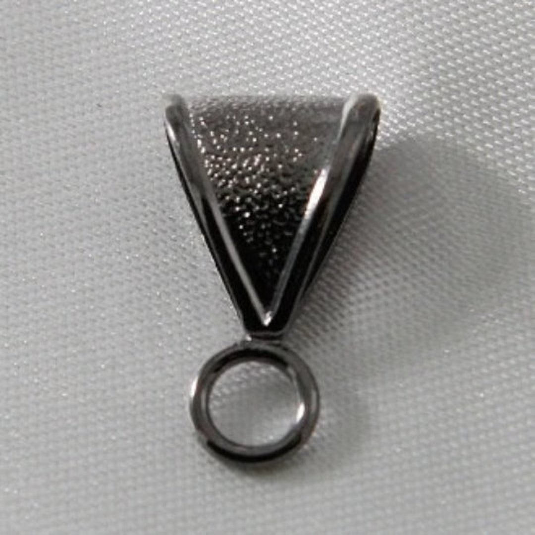 10 Pcs 18mm Gunmetal Grey Plated Bail - Etsy