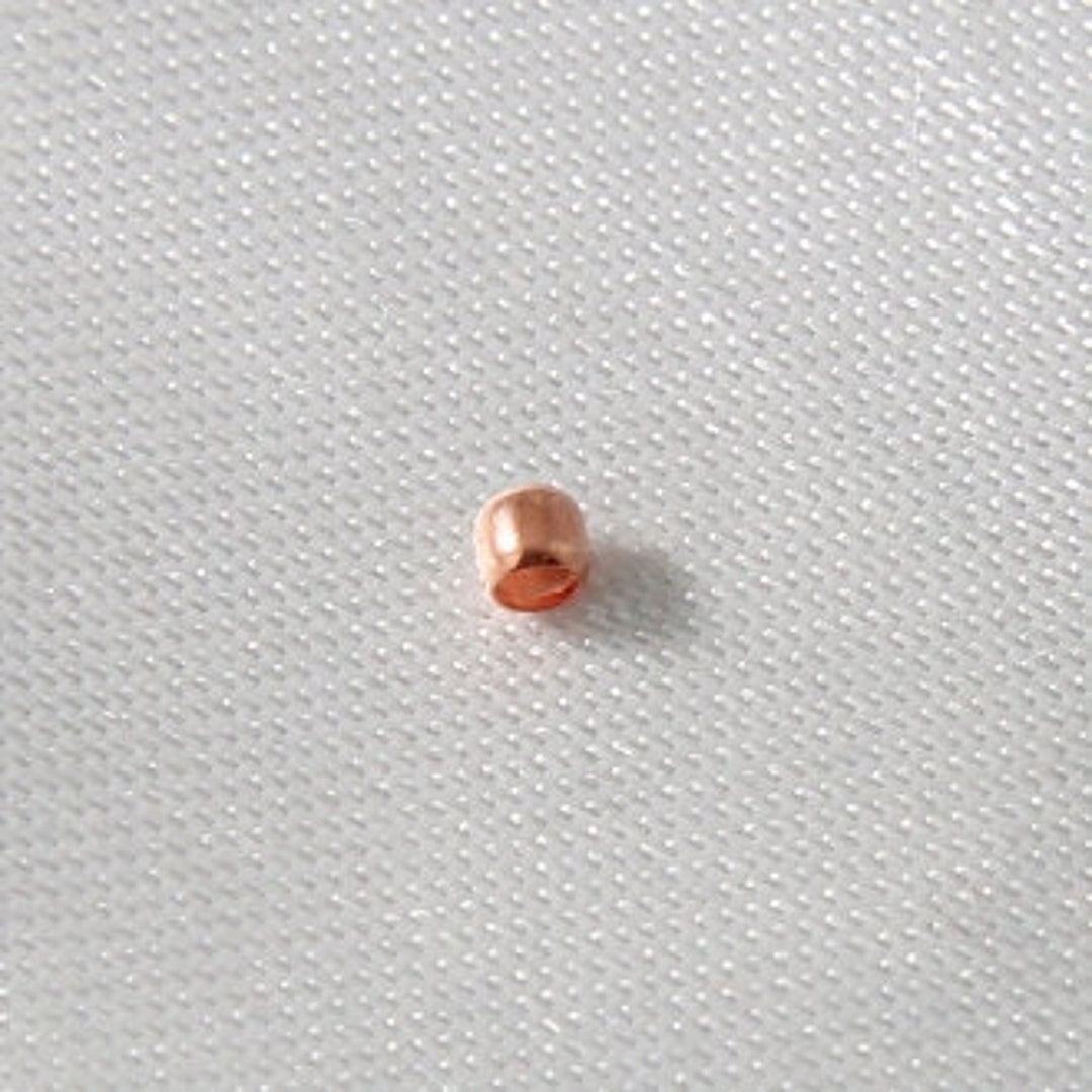 100pcs - 2mm Smooth Crimp Beads Bright Copper - Etsy