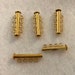 Four 4 Strand Loop Slide Clasp Multi Strand Layering Slide Lock Bar ...