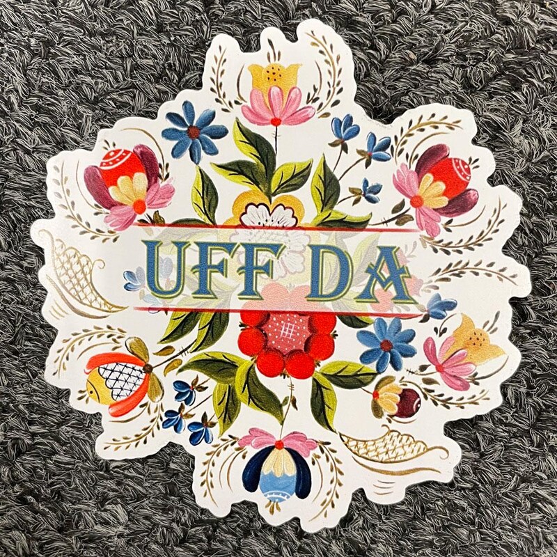 Rosemaling Sticker - Etsy