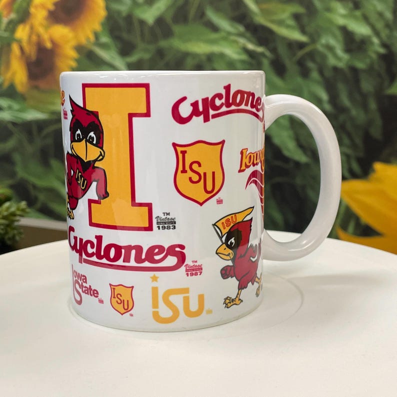 Iowa State University Vintage Logos Mug - Etsy