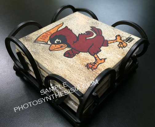 Iowa State University Vintage Walking Cy Coasters - Etsy
