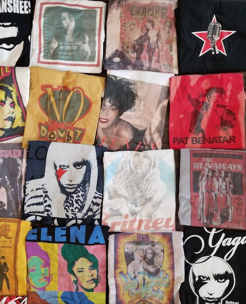 Rocker Chick Punk Rock Girl Girl Band Vintage Band Tshirt - Etsy