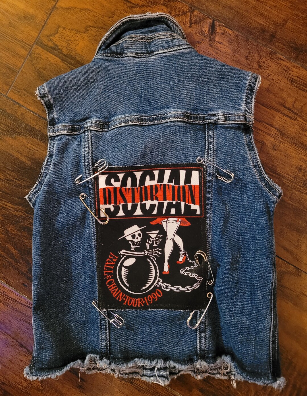 Social Distortion Patch Custom Studded Punk Rock Baby, Toddler Rocker ...