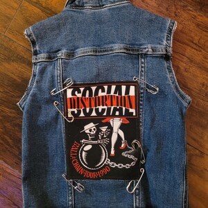 Social Distortion Patch Custom Studded Punk Rock Baby, Toddler Rocker ...