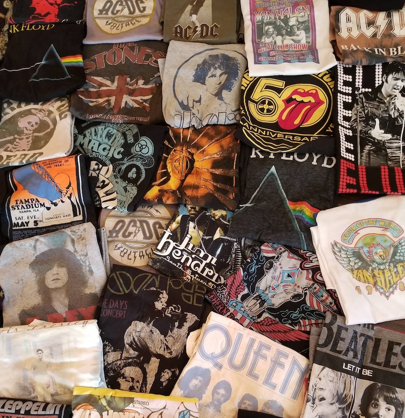 Classic Rock Vintage Band Tshirt Mystery Box Rock Tshirt - Etsy