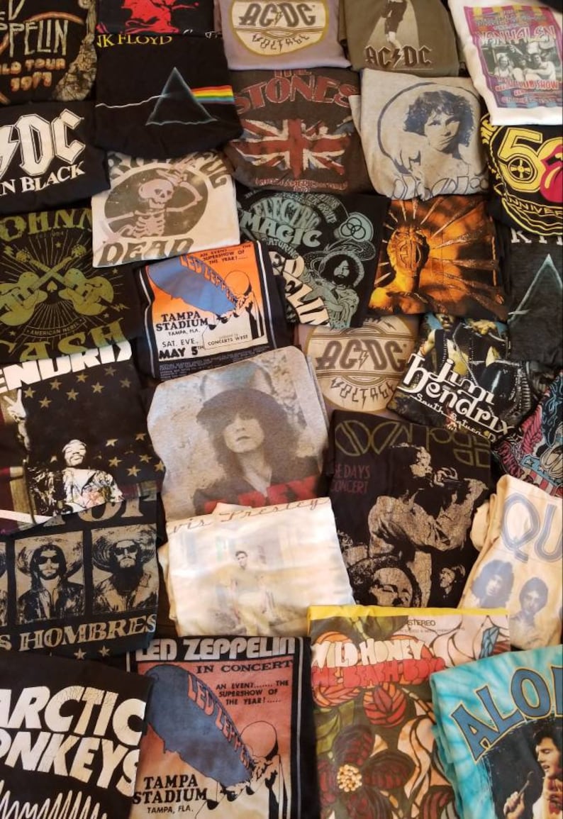 Classic Rock Vintage Band Tshirt Mystery Box Rock Tshirt - Etsy