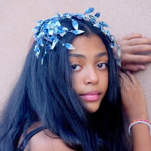 Blue Ice Fairy Headpiece, Dance Headpiece, Dance Hairpiece, Ballet ...