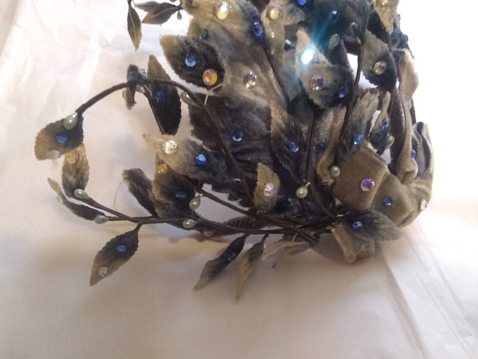 Blue Ice Fairy Headpiece Dance Headpiece Dance Hairpiece - Etsy