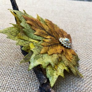 Autumn Leaf Hair Clip, Thanksgiving Gift, Fall Leaves Hair Clip, Fall ...