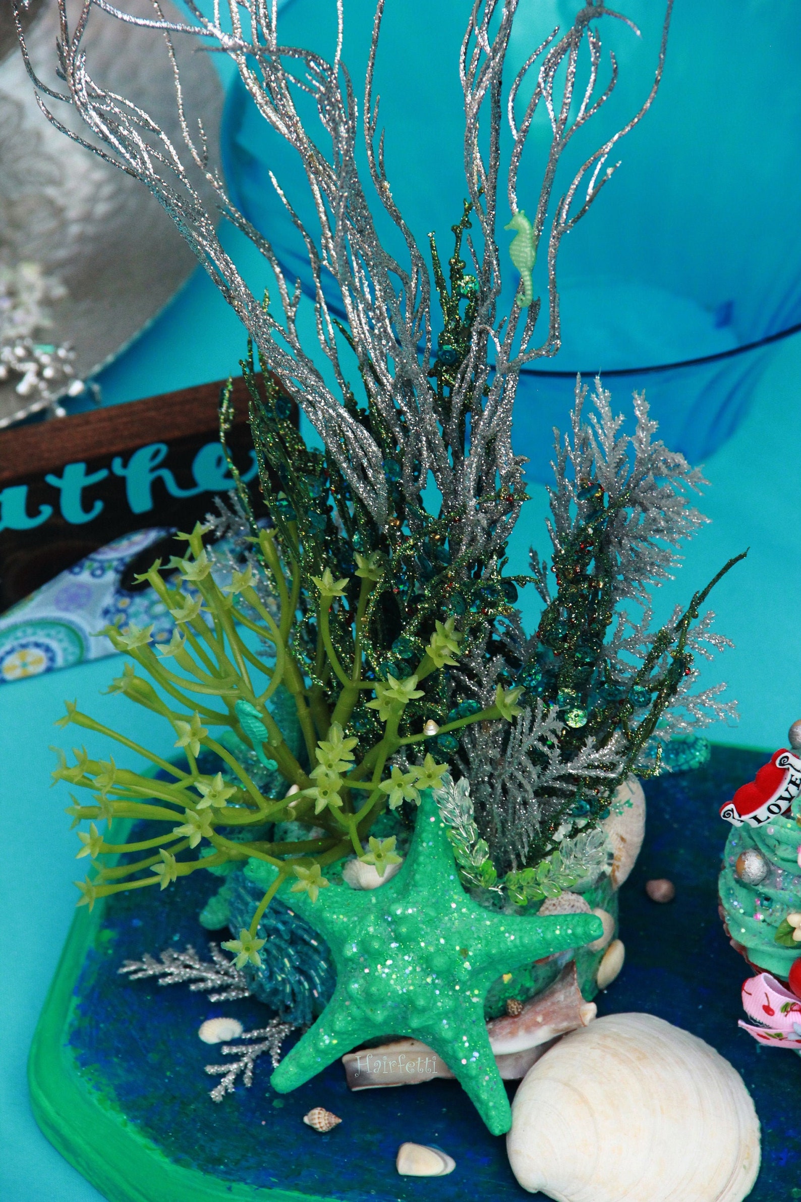 Mermaid Table Centerpiece Mermaid Party Decor Mermaid - Etsy