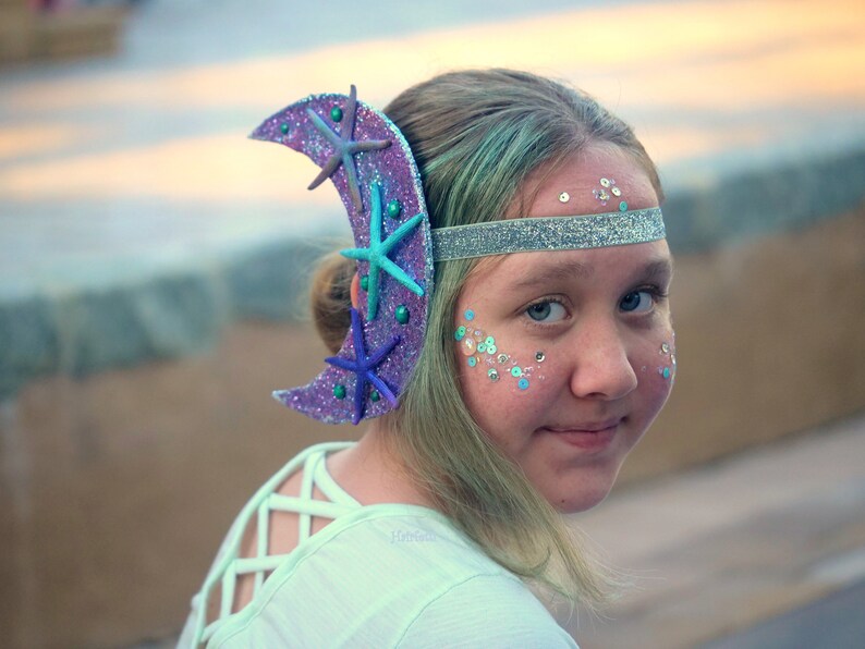 Mermaid costume mermaid headpiece mermaid hairpiece sea | Etsy