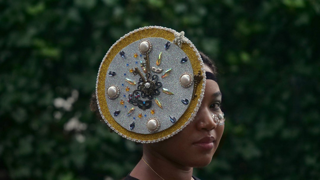 Clock Headpiece, Masquerade Costume, Steampunk Headpiece, Time Costume ...