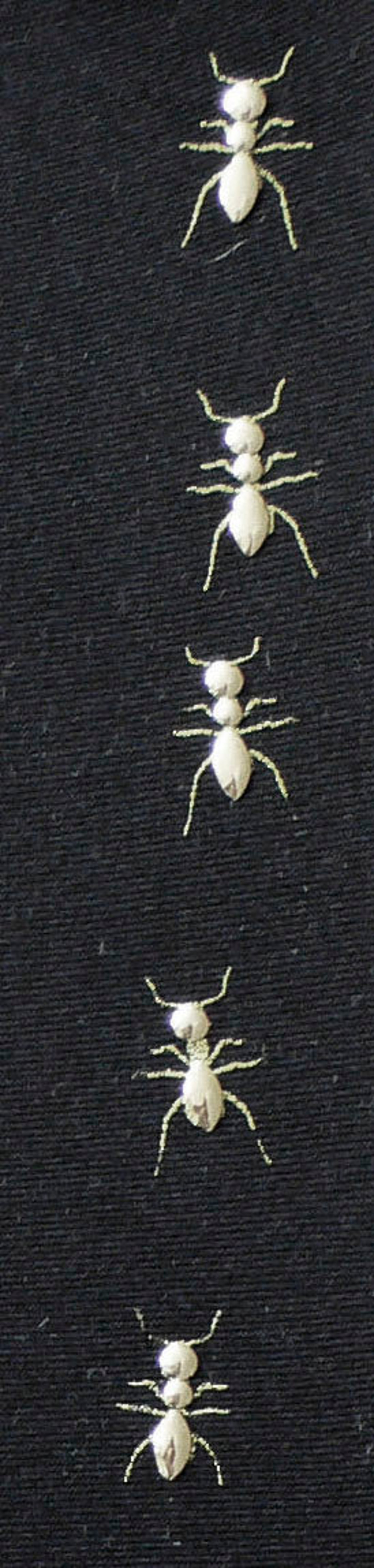 Ant Embellished Silver Tights | Etsy