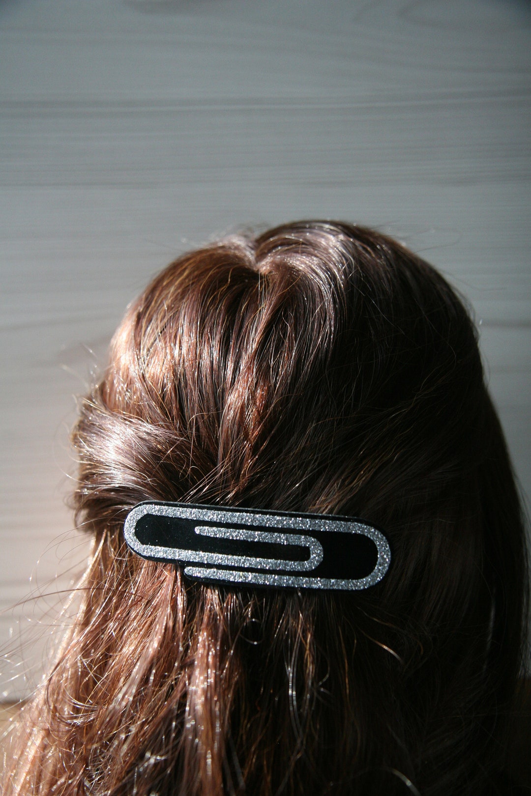 Hair Clip Paper Clip Hair Barrette in Gold or Silver - Etsy UK