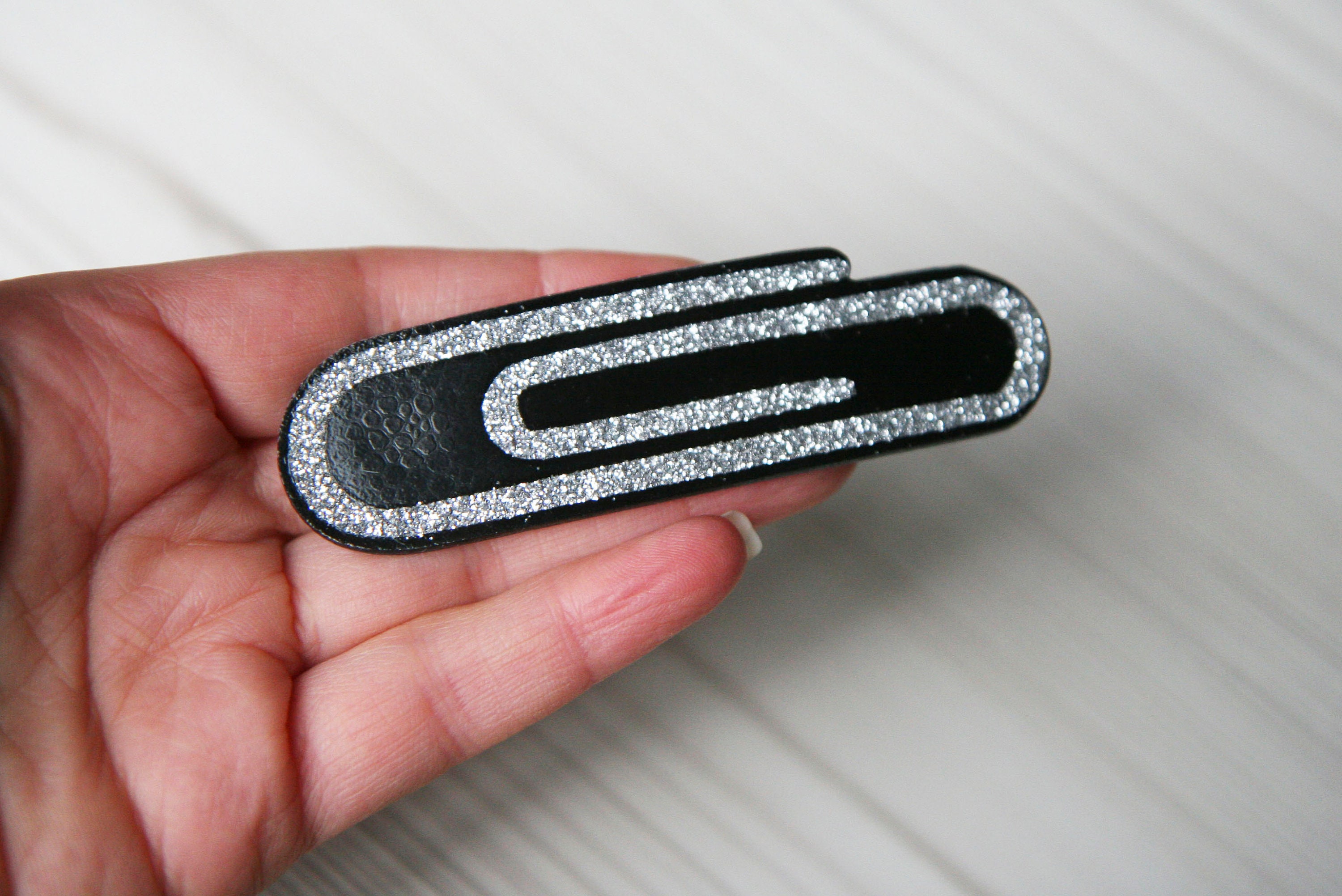 Hair Clip Paper Clip Hair Barrette in Gold or Silver - Etsy UK
