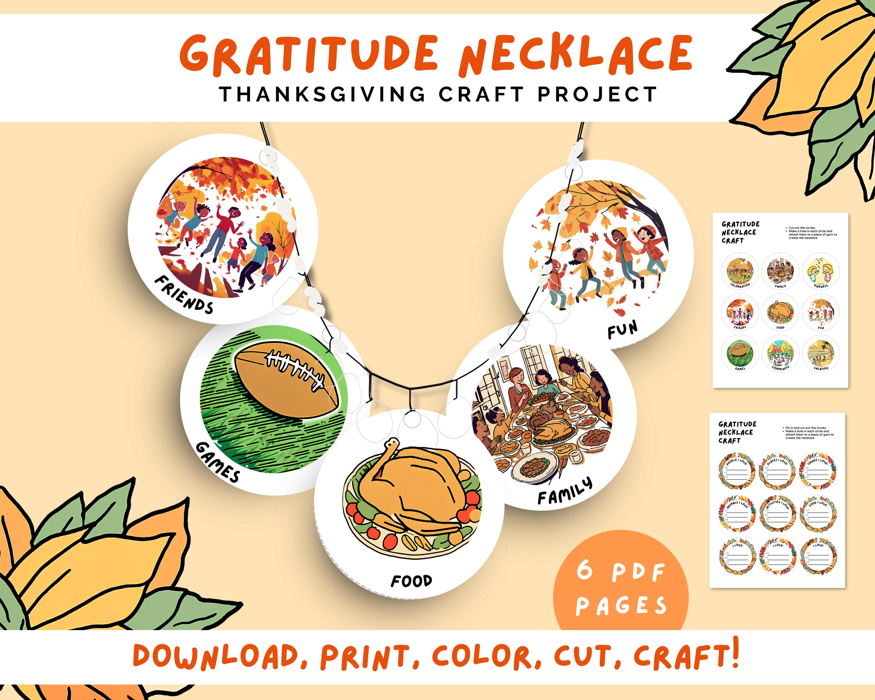 Thanksgiving Gratitude Craft for Kids - Family Fall Activity ...