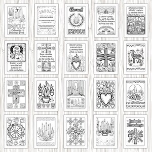 Imbolc Blessings Colouring Book - Brigid's Cross Pagan Printables ...