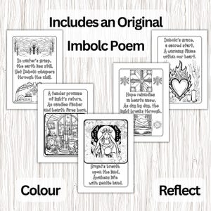 Imbolc Blessings Colouring Book - Brigid's Cross Pagan Printables ...
